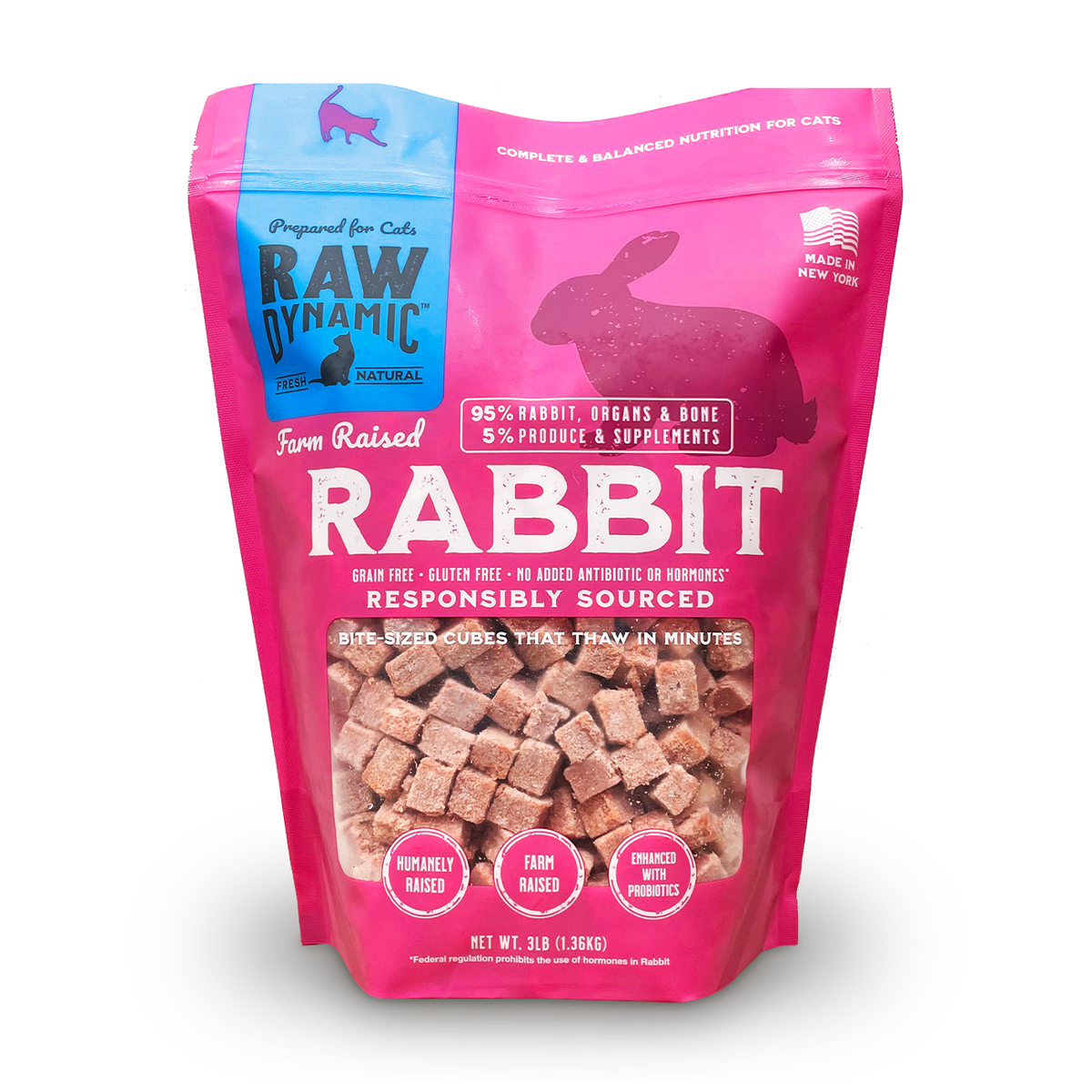 Frozen Rabbit Cat 3lb – DOG TUB