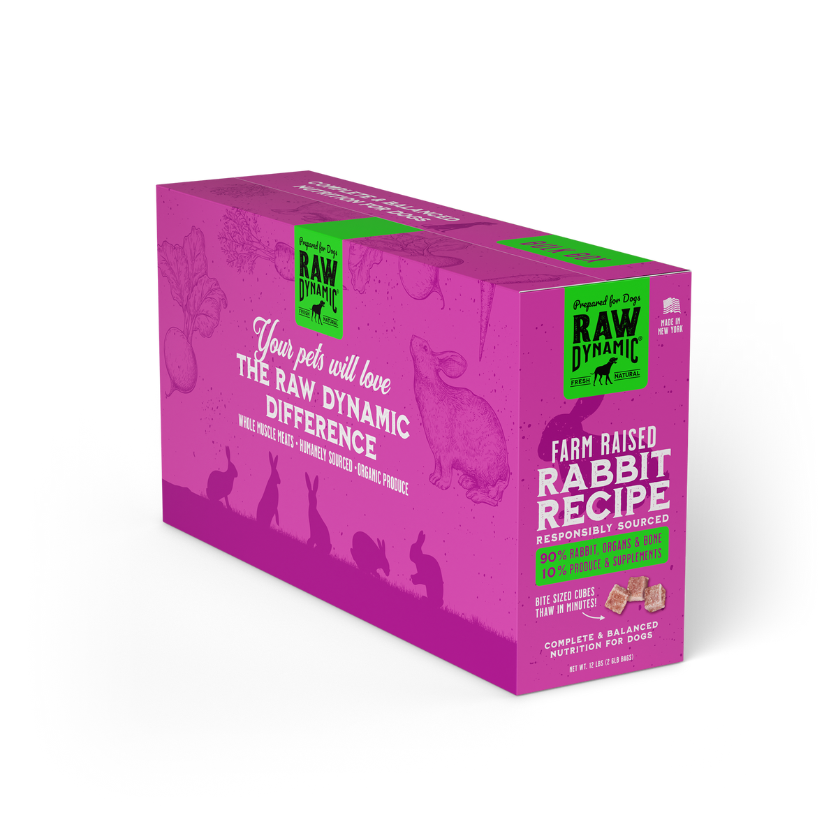 Raw Dynamic Frozen Rabbit – DOG TUB